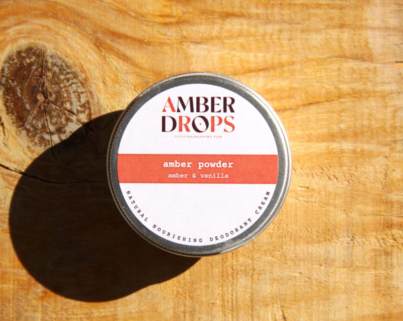 Amber Powder natural deodorant - Amber Drops